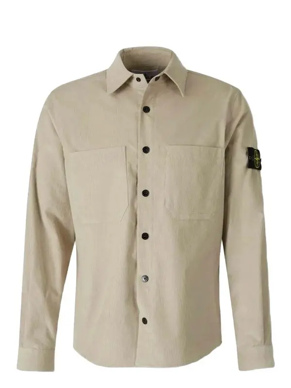 Stone Island Stonewashed Utility Shirt - Sand