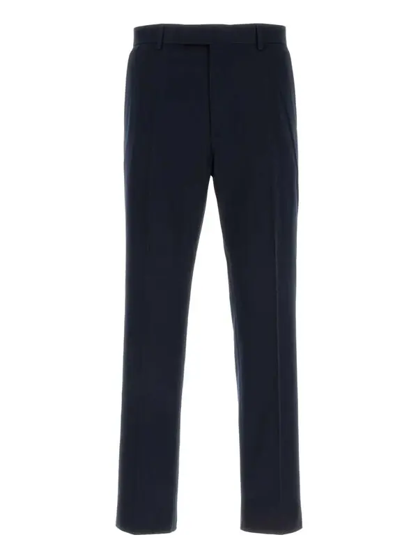 Gucci Cotton Gabardine Tailored Trousers - Blue