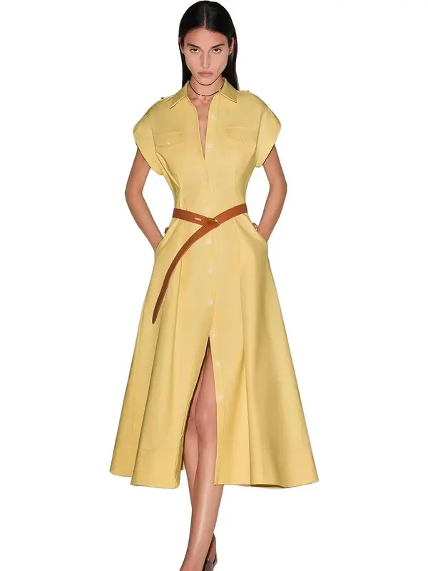 Alexis Ceres Shirtdress - Yellow