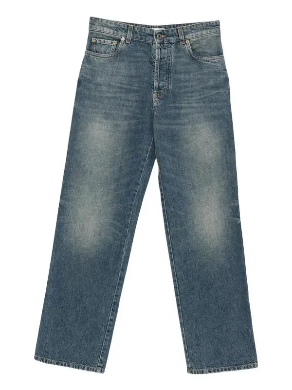 Miu Miu Denim Straight-leg Jeans - Blue