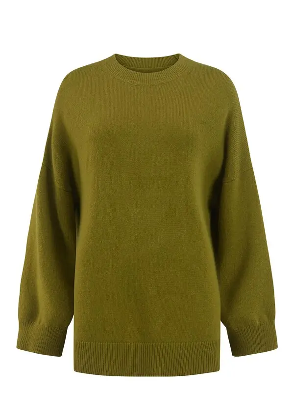 HARRIS TAPPER Kiki Wool-cashmere Sweater - Green