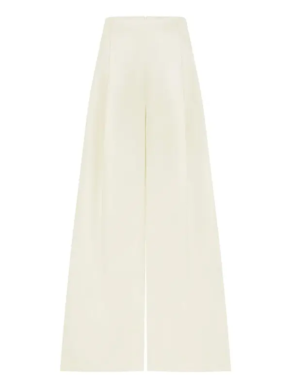HARRIS TAPPER Exclusive Kennedy Satin Faille Trousers - Ivory