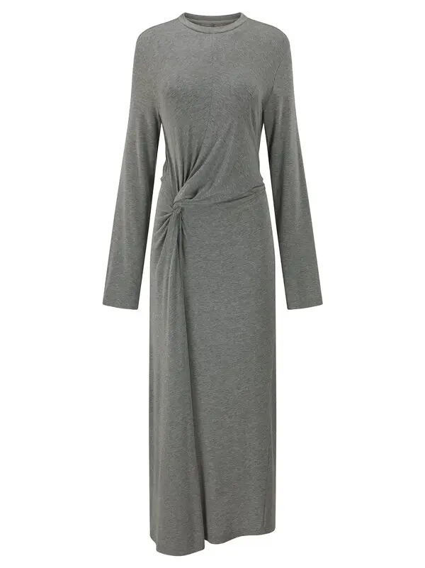 HARRIS TAPPER Teller T-shirt Maxi Dress - Grey