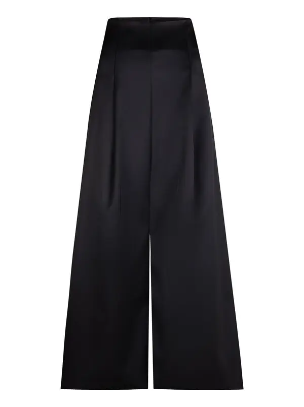 HARRIS TAPPER Kennedy Satin Faille Trousers - Black