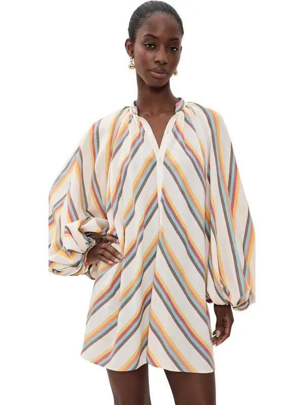 MARRAKSHI LIFE The Touareg Tunic Dress - Stripe 18