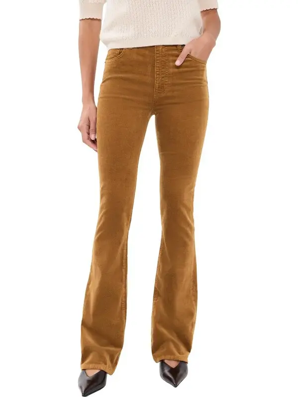 FRAME The Reboot Corduroy Flare Pants - Bronze