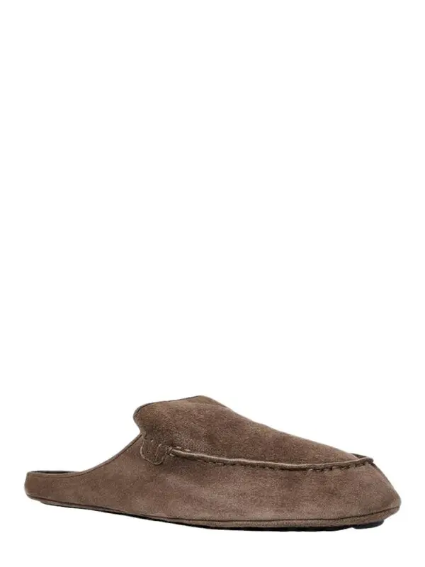 MANSUR GAVRIEL Suede Moccasin Mule - Anise