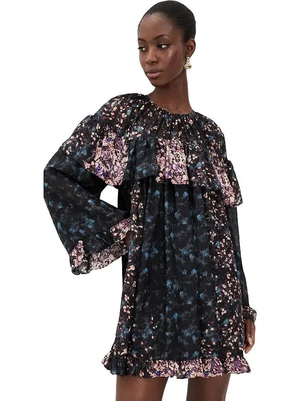 Ulla Johnson Lune Silk Mini Dress - Eclipse