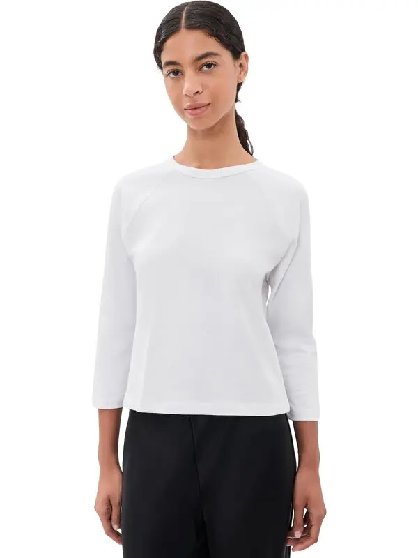 LESET Margo Baseball Tee - White