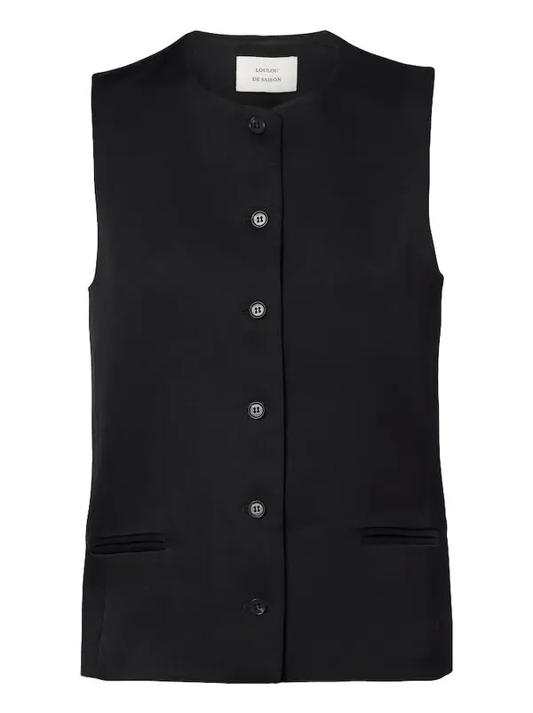 Loulou De Saison Jane Vest - Black