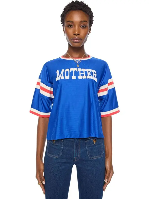 MOTHER The Fast Fred Footballer Skydiver T-shirt - Red