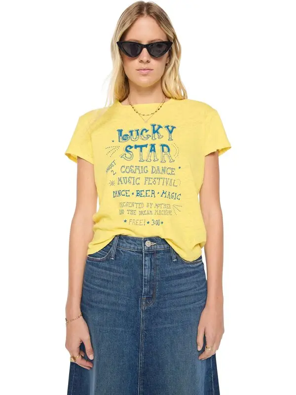 MOTHER The Sinful Lucky Star Shirt - Red