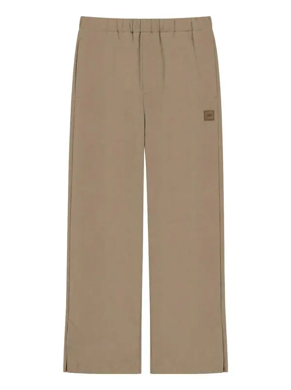 Amiri Straight-leg Stretch-crepe Track Pants - Sand