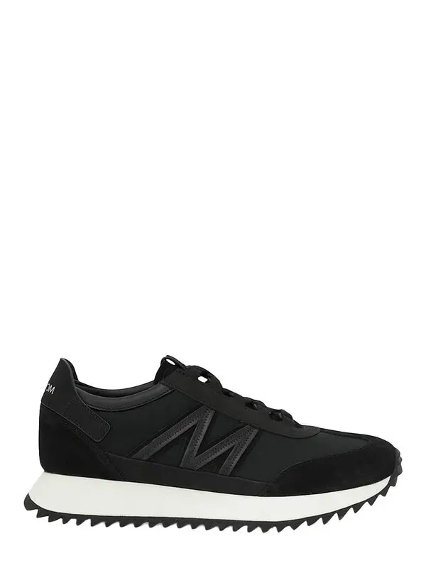 Moncler Pacey2 Sneaker Suede & Nubuck - Black