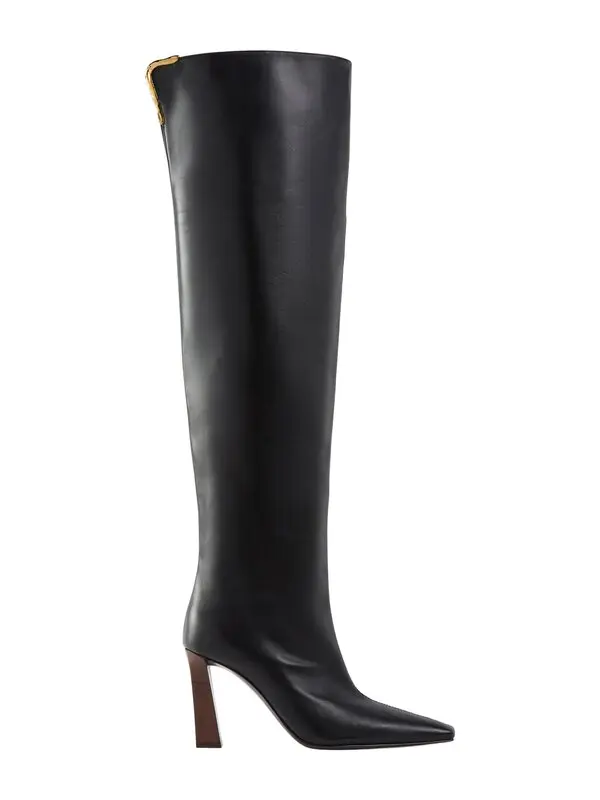 GIUSEPPE ZANOTTI Over-the-knee Seal Boots 90 - Black