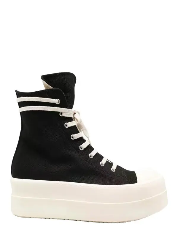 Rick Owens High-top Platform Sneakers - Black