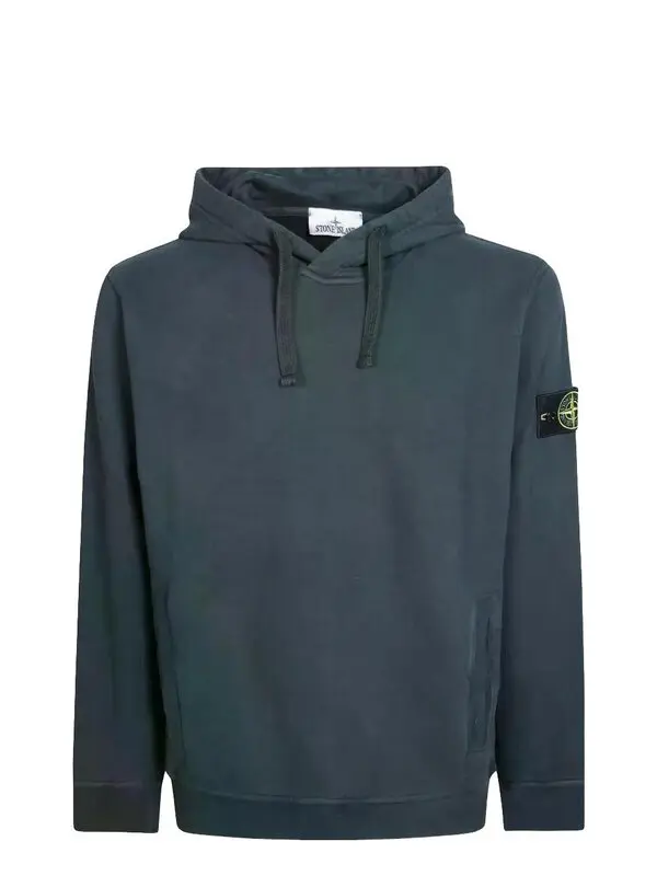 Stone Island 6100048 Brushed Organic Cotton Fleece Sweatshirt - Green