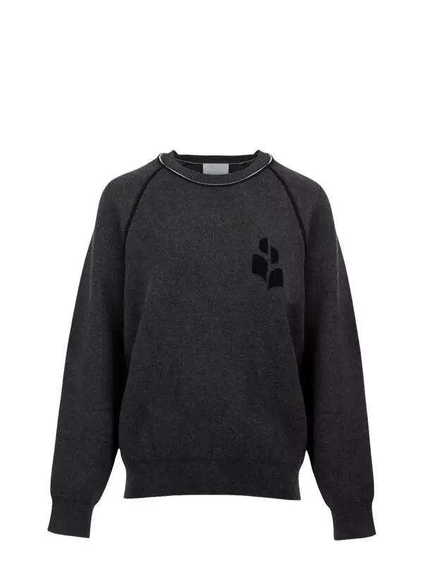 MARANT Serek Logo-detail Sweatshirt - Grey