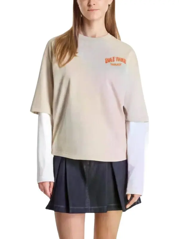 New Era Graphic-print T-shirt - Neutrals