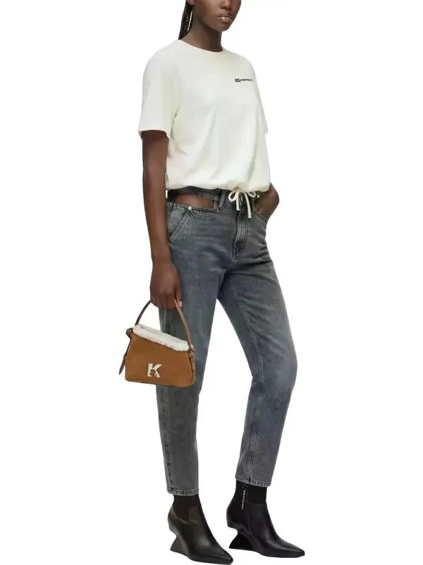 Karl Lagerfeld Logo-plaque Tote Bag - Brown