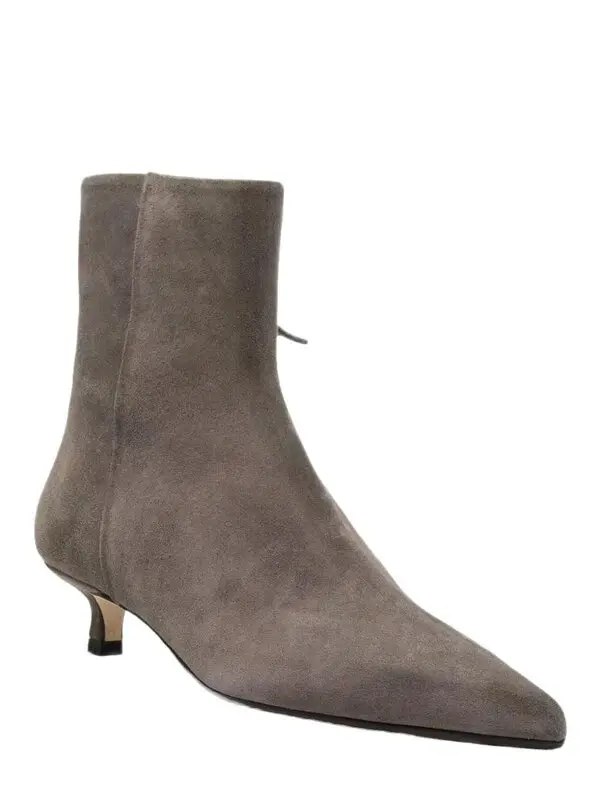 AeydĒ Sofie Pointed-toe Ankle Boots - Grey