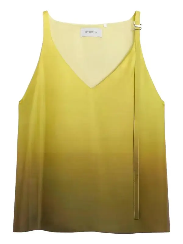 Sportmax V-neck Top - Yellow