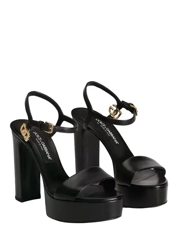 Dolce & Gabbana Platform Sandals - Black