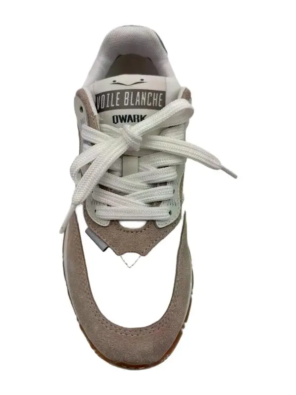 VOILE BLANCHE Qwark Panelled Sneakers - Neutrals