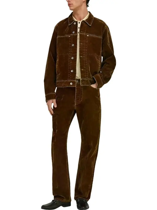 FERRAGAMO Five-pocket Trousers - Brown