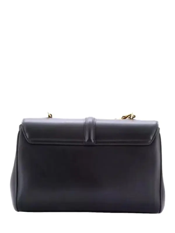 Celine Soft 16 Bag Smooth Calfskin Shoulder Bag - Black