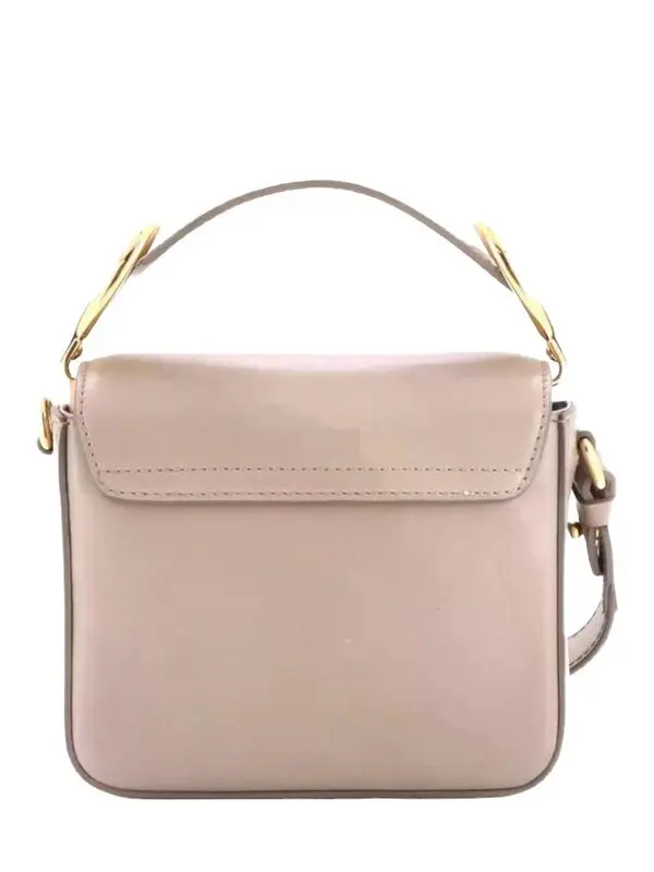 Chloé C Double Carry Leather Mini Shoulder Bag - Neutrals