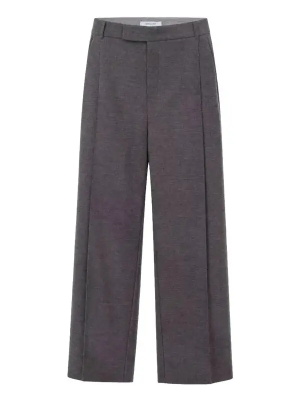 Patrizia Pepe Tailored Wide Leg Trousers - Grey