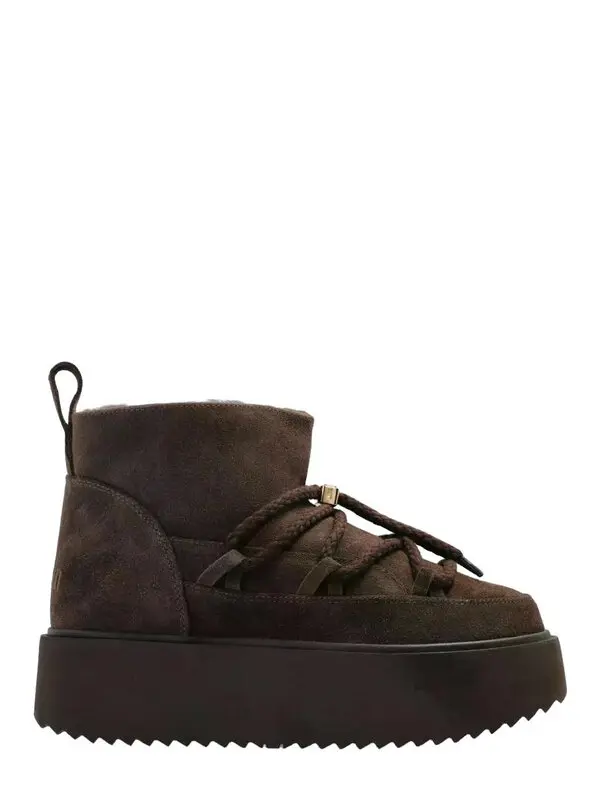 Inuikii Classic Low Platform Snow Boots - Brown