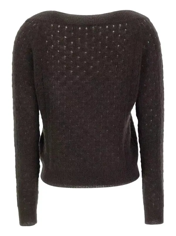 GRAN SASSO Long Sleeve Sweater - Brown
