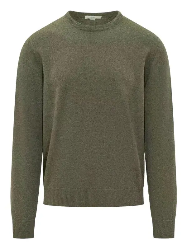 Malo Fine-knit Cashmere Sweater - Green