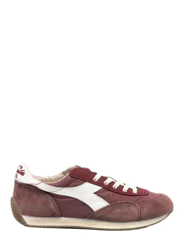 DIADORA Panelled Lace-up Sneakers - Red