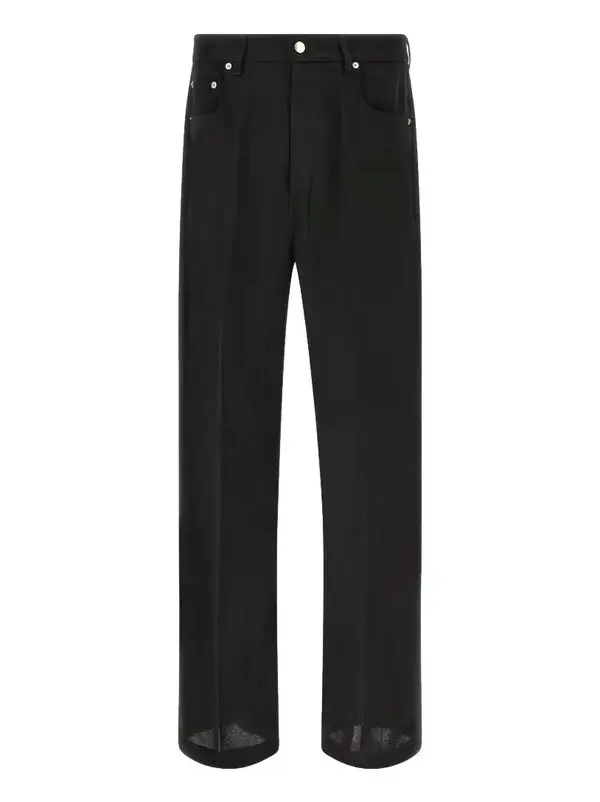 Rick Owens Geth Wide-leg Jeans - Black