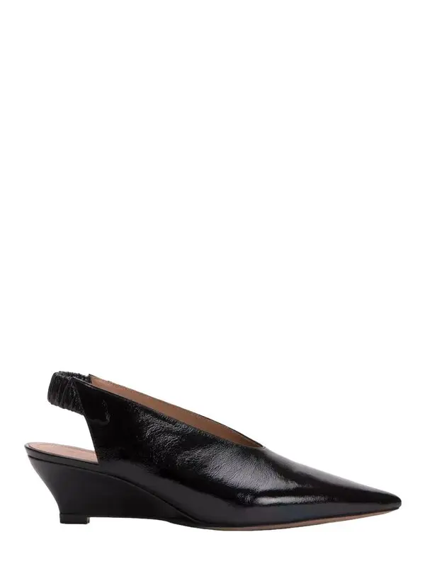 ODISSI Maria Pointed-toe Wedge Pumps - Black