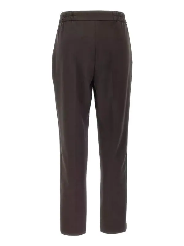 KAOS Straight-leg Trousers - Brown