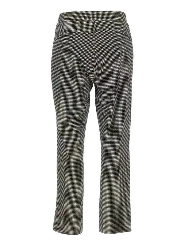 ELENA MIRÒ Multicolor Check Pattern Straight-leg Trousers - Multicolour
