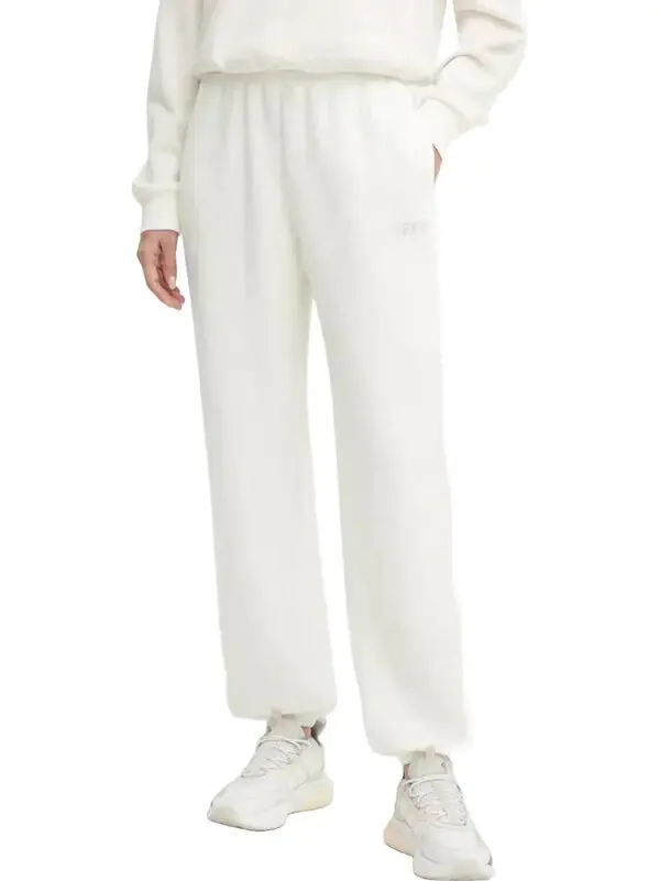 Guess Rhinestone Logo Track Pants - White