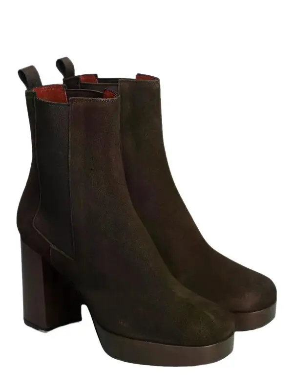 Roberto Festa Melindra Platform Ankle Boots - Brown