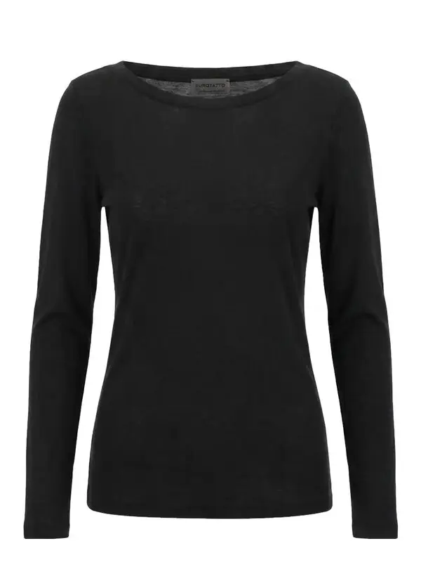 PUROTATTO Long-sleeve T-shirt - Black