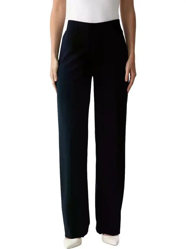 Joseph Ribkoff Pressed-crease Wide-leg Trousers - Blue