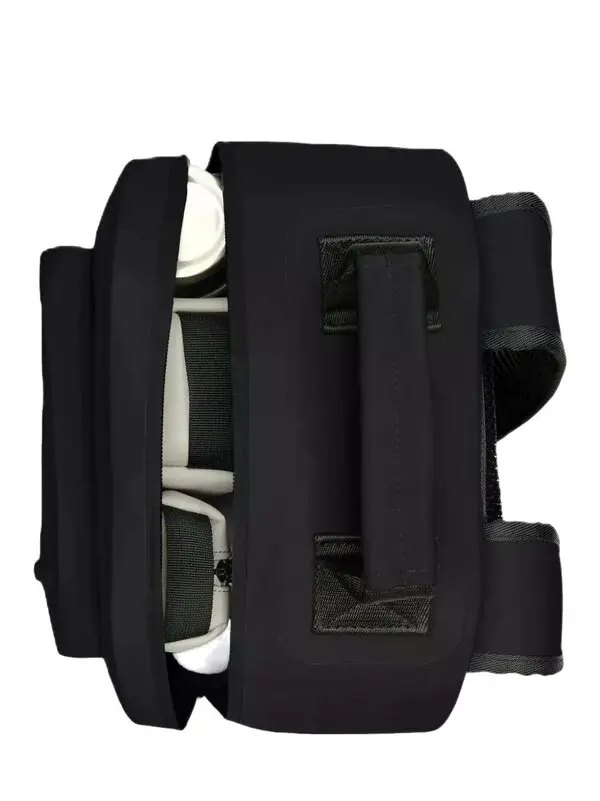 Rains Deepwater Day Logo-print Backpack - Black