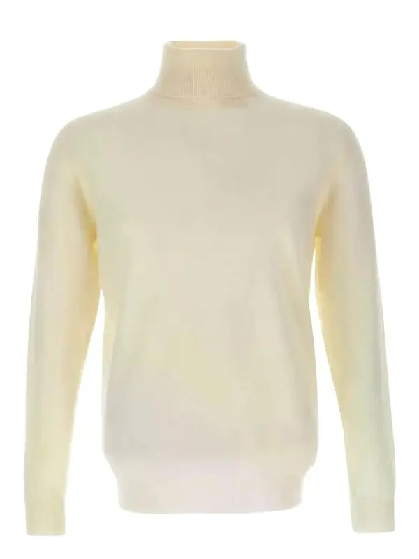 KANGRA Wool Turtleneck Sweater - Neutrals
