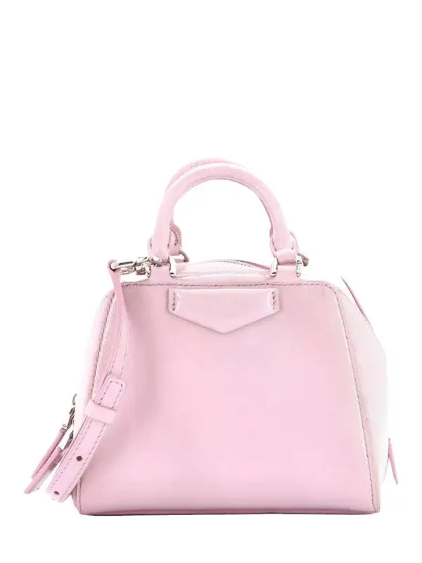 Givenchy Antigona Cube Bag Leather Nano Crossbody Bag - Pink