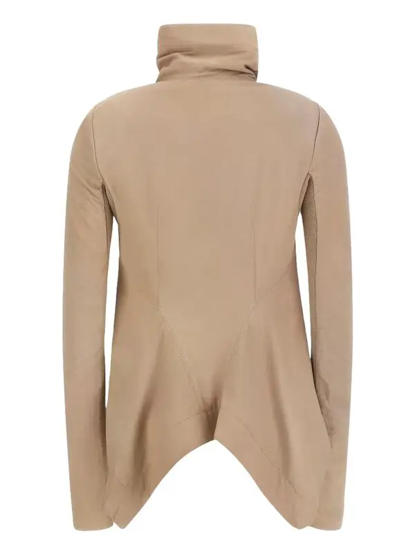 Rick Owens Naska Leather Jacket - Neutrals