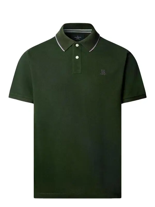 HACKETT LONDON Short-sleeve Polo Shirt - Green