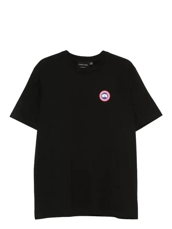Canada Goose Logo-patch T-shirt - Black